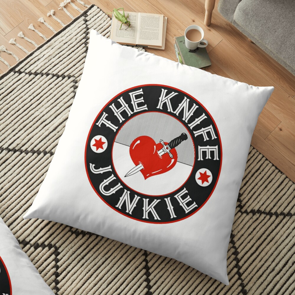 pillow The Knife Junkie Merchandise - The Knife Junkie