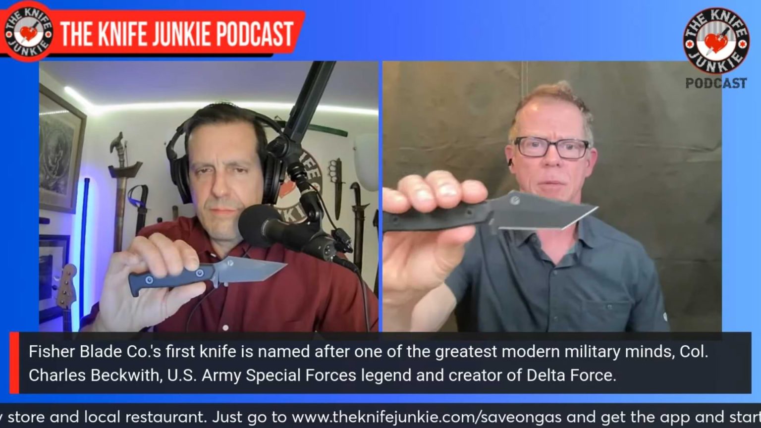 Chas Fisher, Co-Founder, Fisher Blade Co.: The Knife Junkie Podcast ...